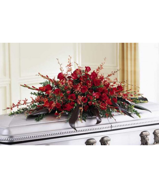 The Deeply Adored Casket Spray (FTD® - S13-3807) by FlowersEzGo.com™