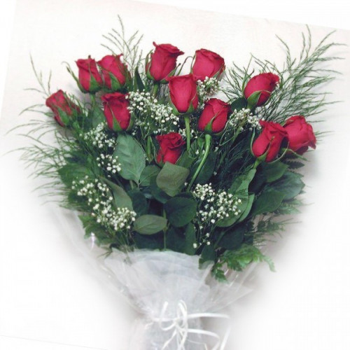 Bouquet of twelve roses (WFN® - R-0012) by FlowersEzGo.com™