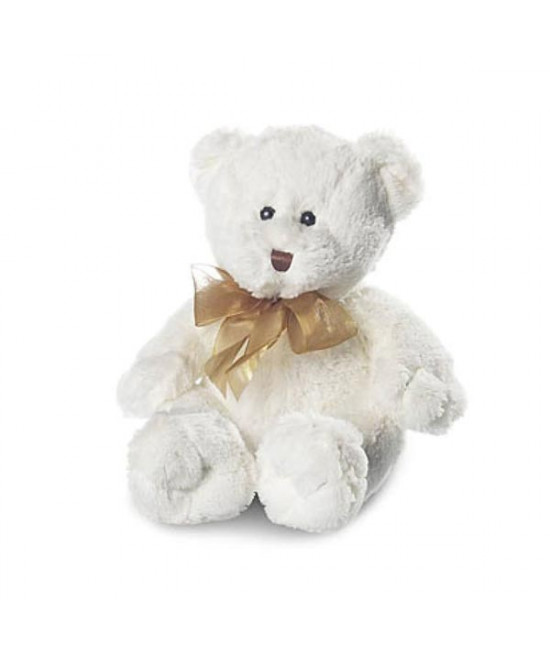White Teddy Bear (WFN® - BC810WH) by FlowersEzGo.com™